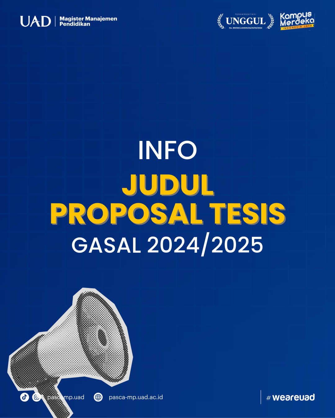 Pengajuan Judul Proposal Tesis Gasal 2024/2025 - S2 MP UAD